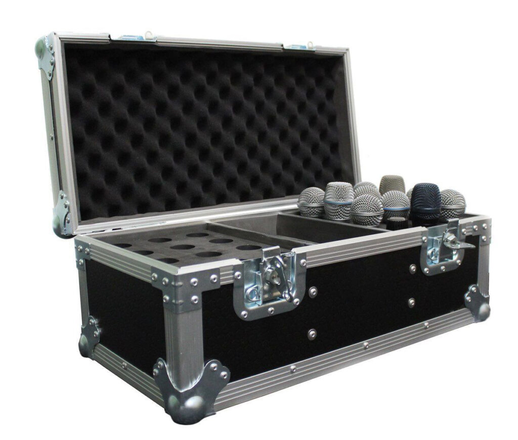 Universal 24 Microphone Flight Case - SUN CASE