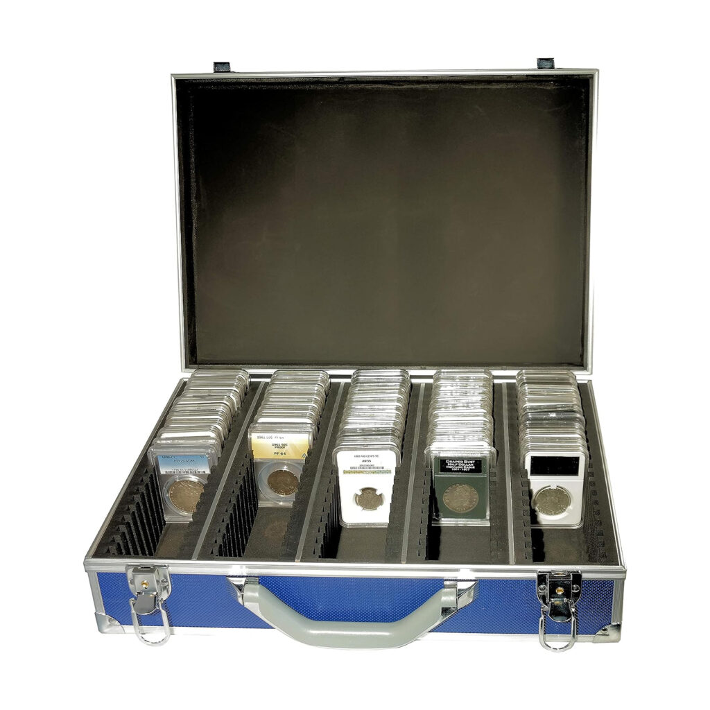 Aluminum Case For Certified-Style Coin Holders NGC, PCGS - SUN CASE