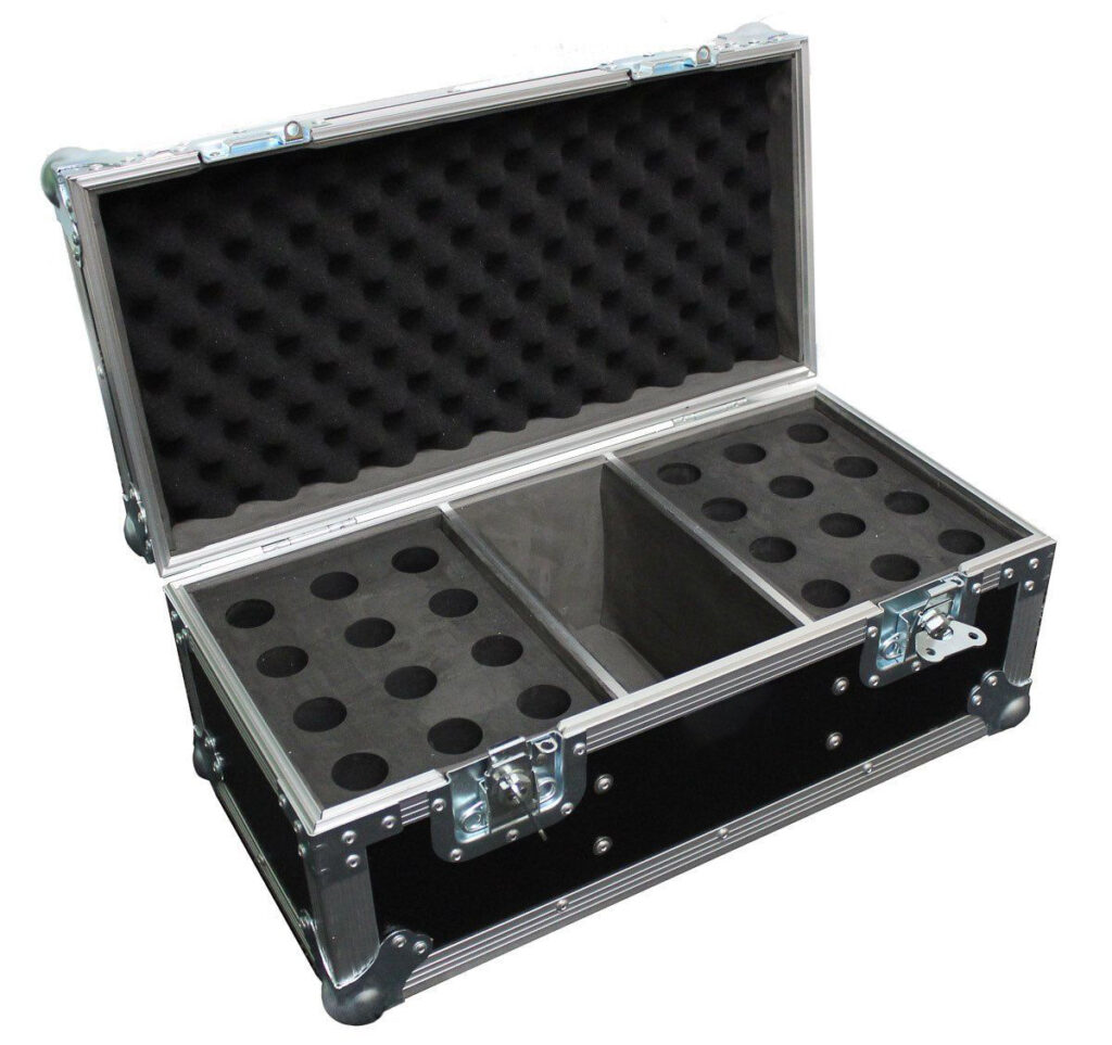 Universal 24 Microphone Flight Case - SUN CASE